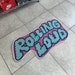 Rolling Loud Music Festival Inspired Rug Bold Text Statement Floor ...