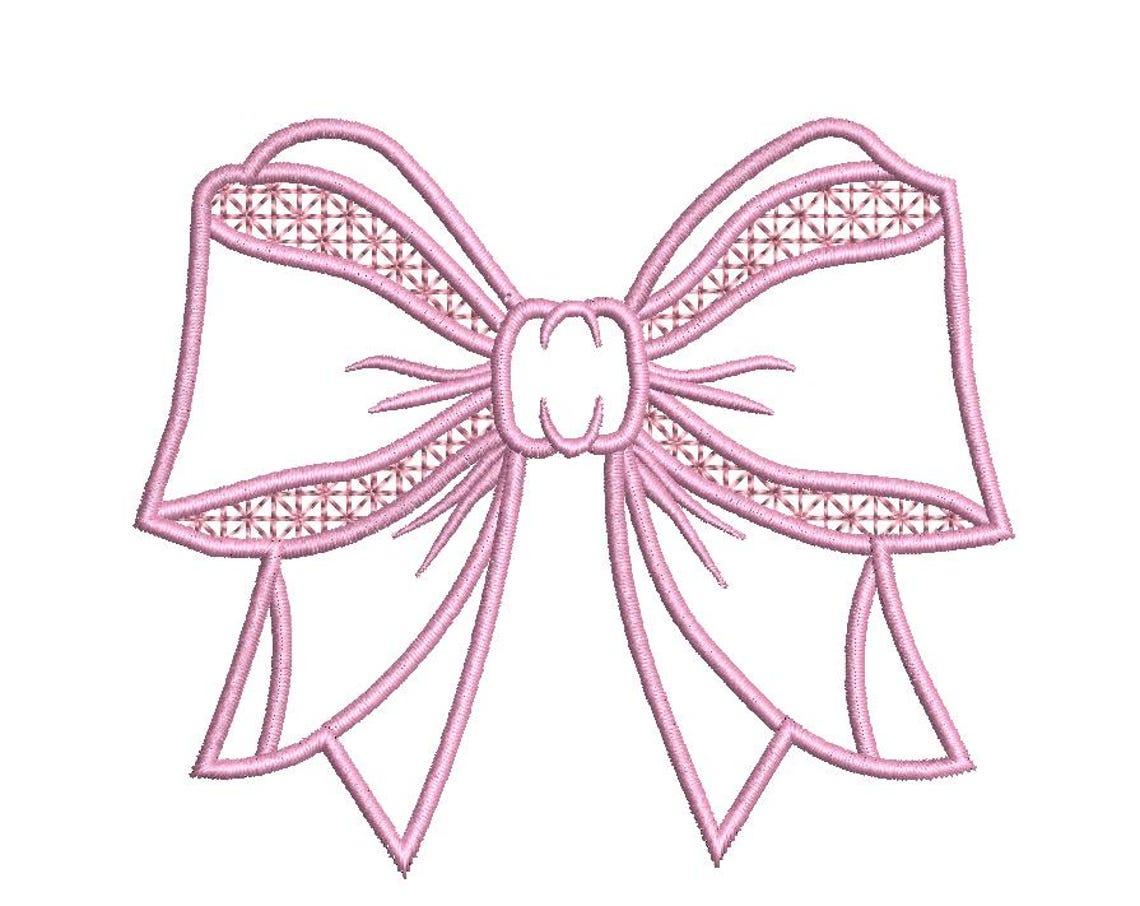Side Bow Appliqué Sweatshirt Embroidery Design - Christmas Embroidery ...