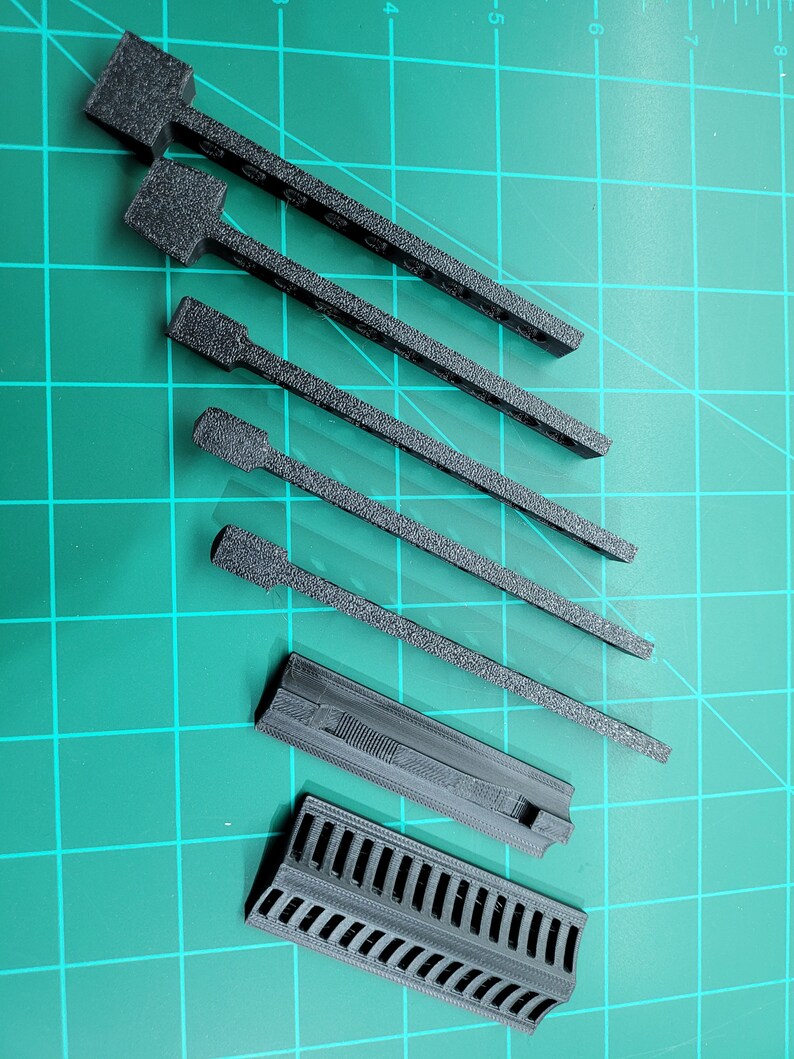 3D Printed Sanding Stick Kit 7 Pieces - Etsy