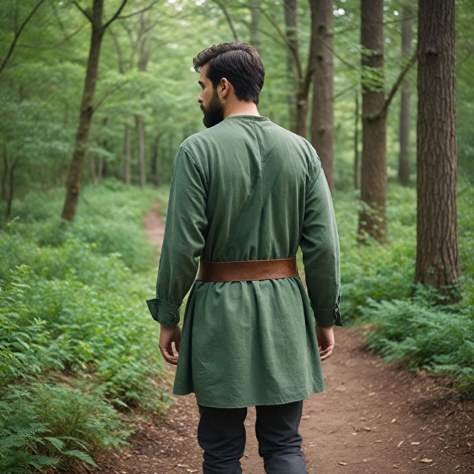 Medieval Tunic for Men's Minimalist Viking Warrior Costume Renaissance ...