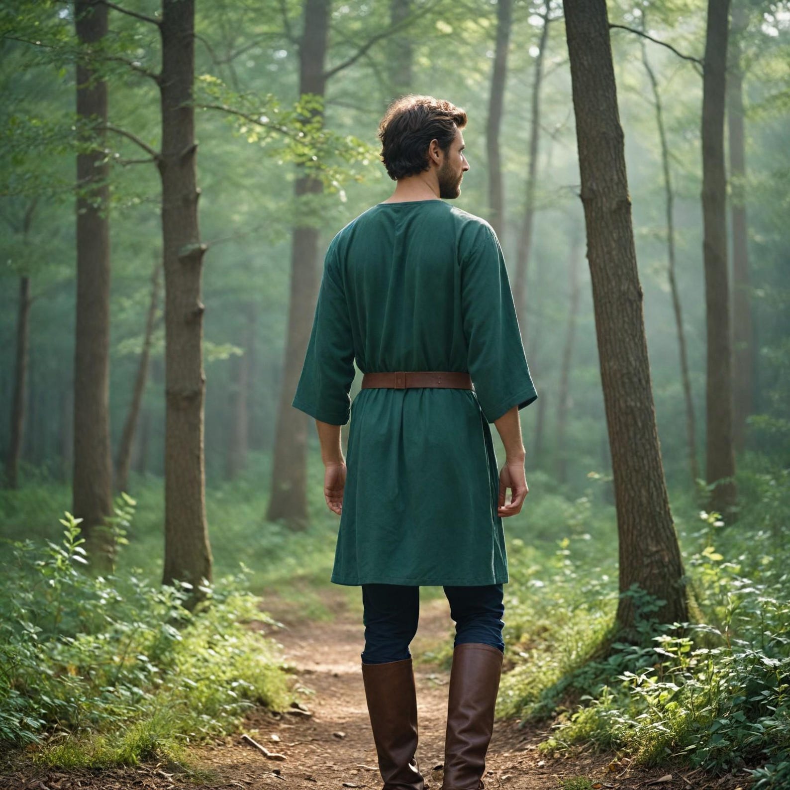 Medieval Green Tunic Digital Download Viking Warrior Costume Sewing ...