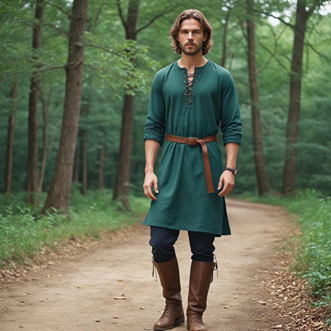 Medieval Green Tunic Digital Download Viking Warrior Costume Sewing ...