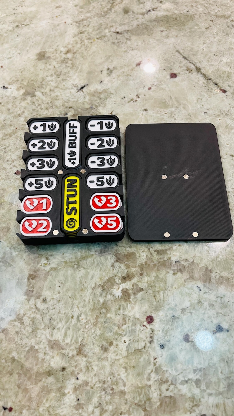 Riftbound TCG Token Set & Magnetic Case | 3D Printed Gameplay Counters ...