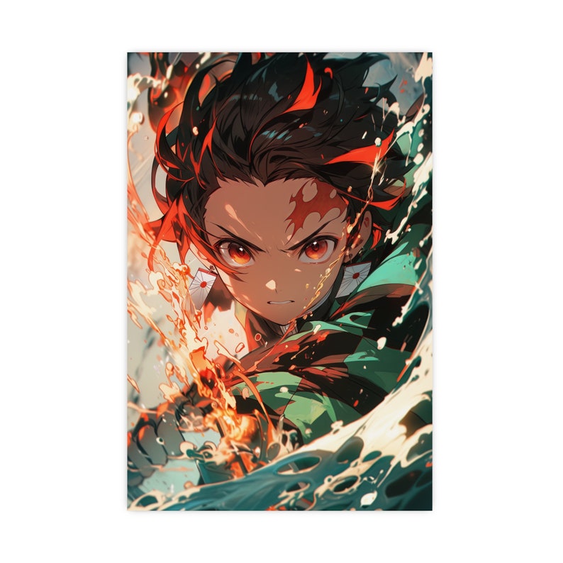 Tanjiro Kamado Canvas/poster Demon Slayer Artwork - Etsy