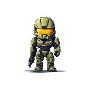 Chibi Hero of Halo - Etsy
