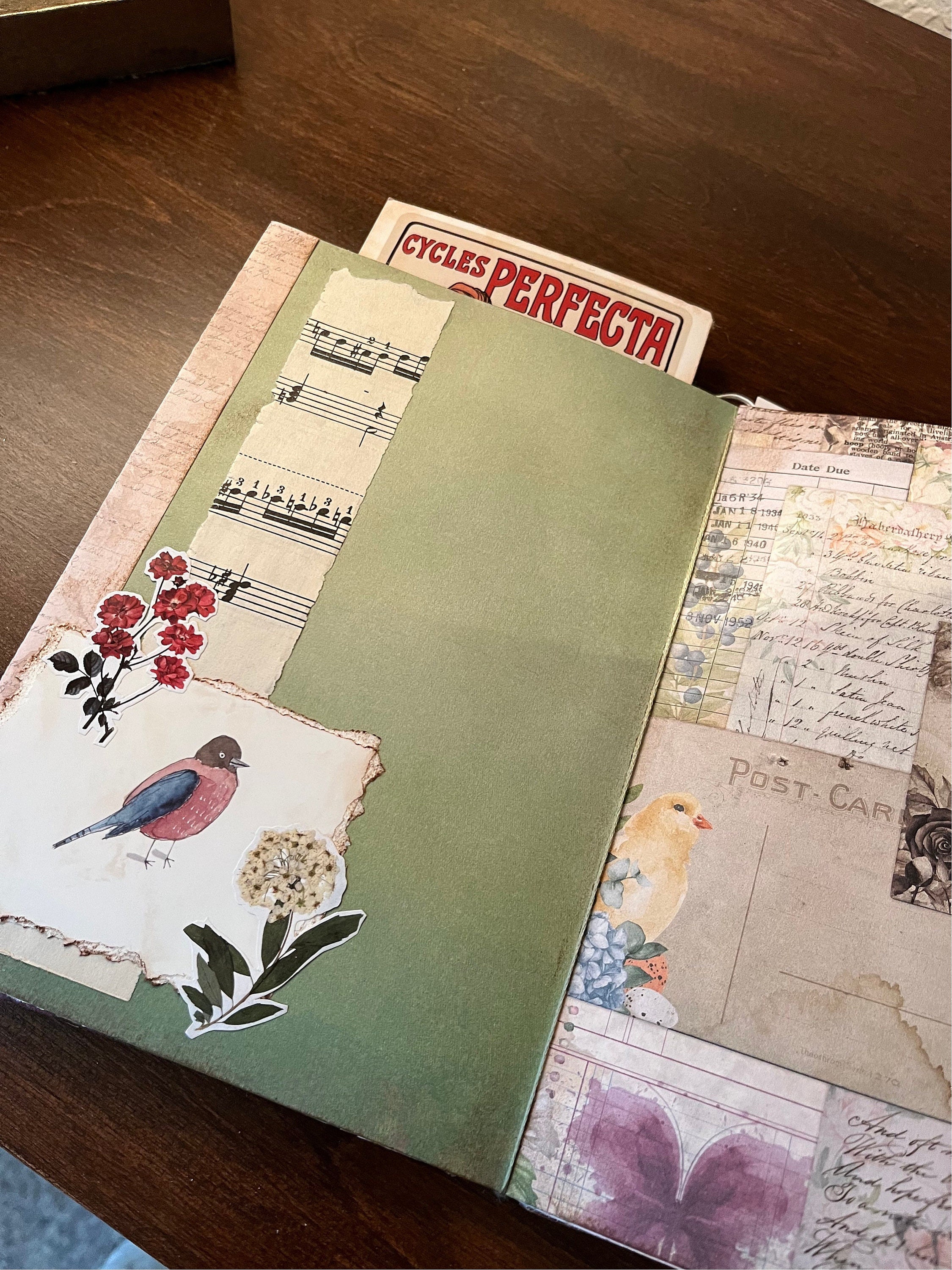 Handmade Junk Journal | Paper Crafts | Handbound | Journal | Gift - Etsy