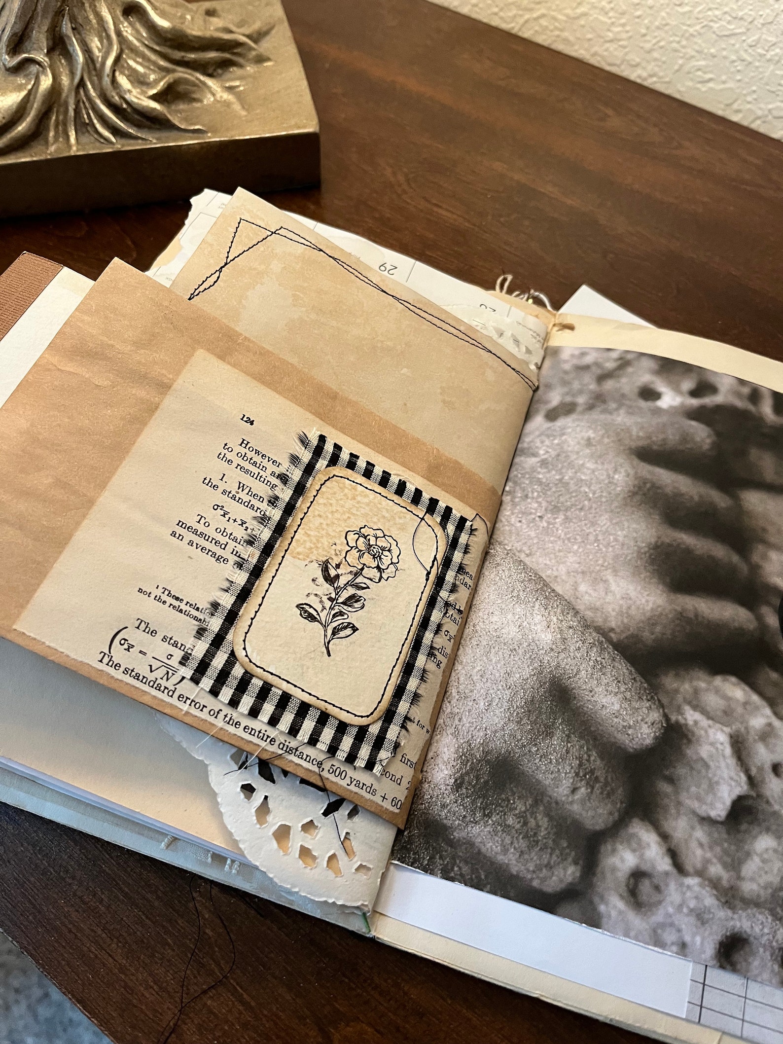 Handmade Junk Journal | Paper Crafts | Vintage Paper | Handbound ...