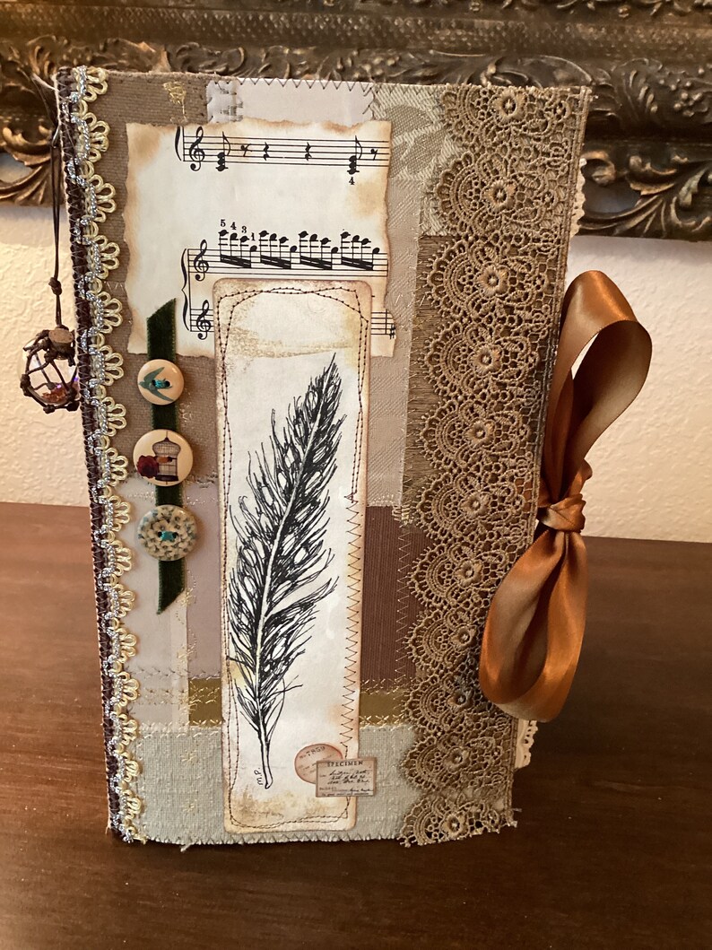 Handmade Journal Paper Crafts Hand Bound Journal Gift Fall - Etsy