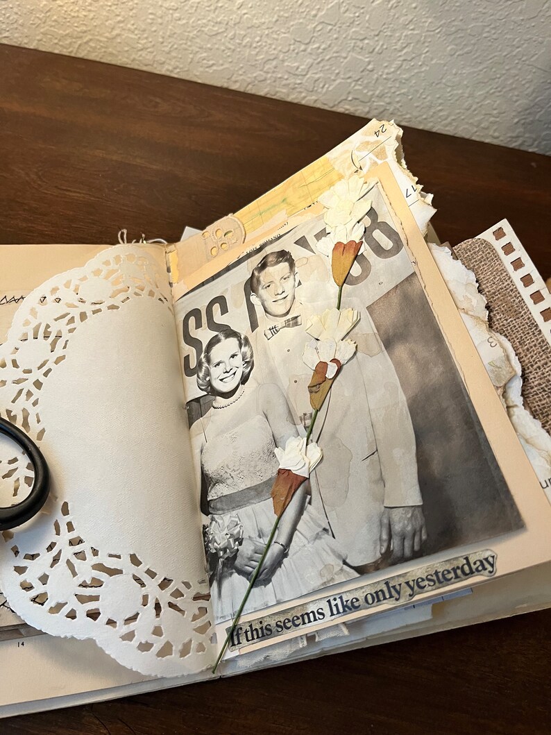 Handmade Junk Journal | Paper Crafts | Vintage Paper | Handbound ...