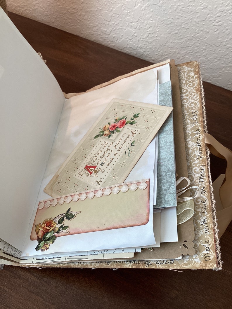 Handmade Journal | Paper Crafts | Hand Bound | Journal | Gift | Roses ...