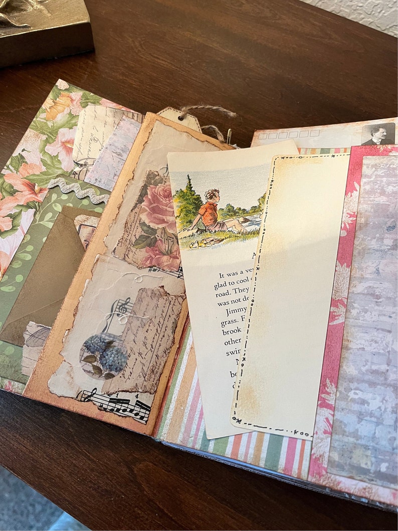Handmade Junk Journal | Paper Crafts | Handbound | Journal | Gift - Etsy