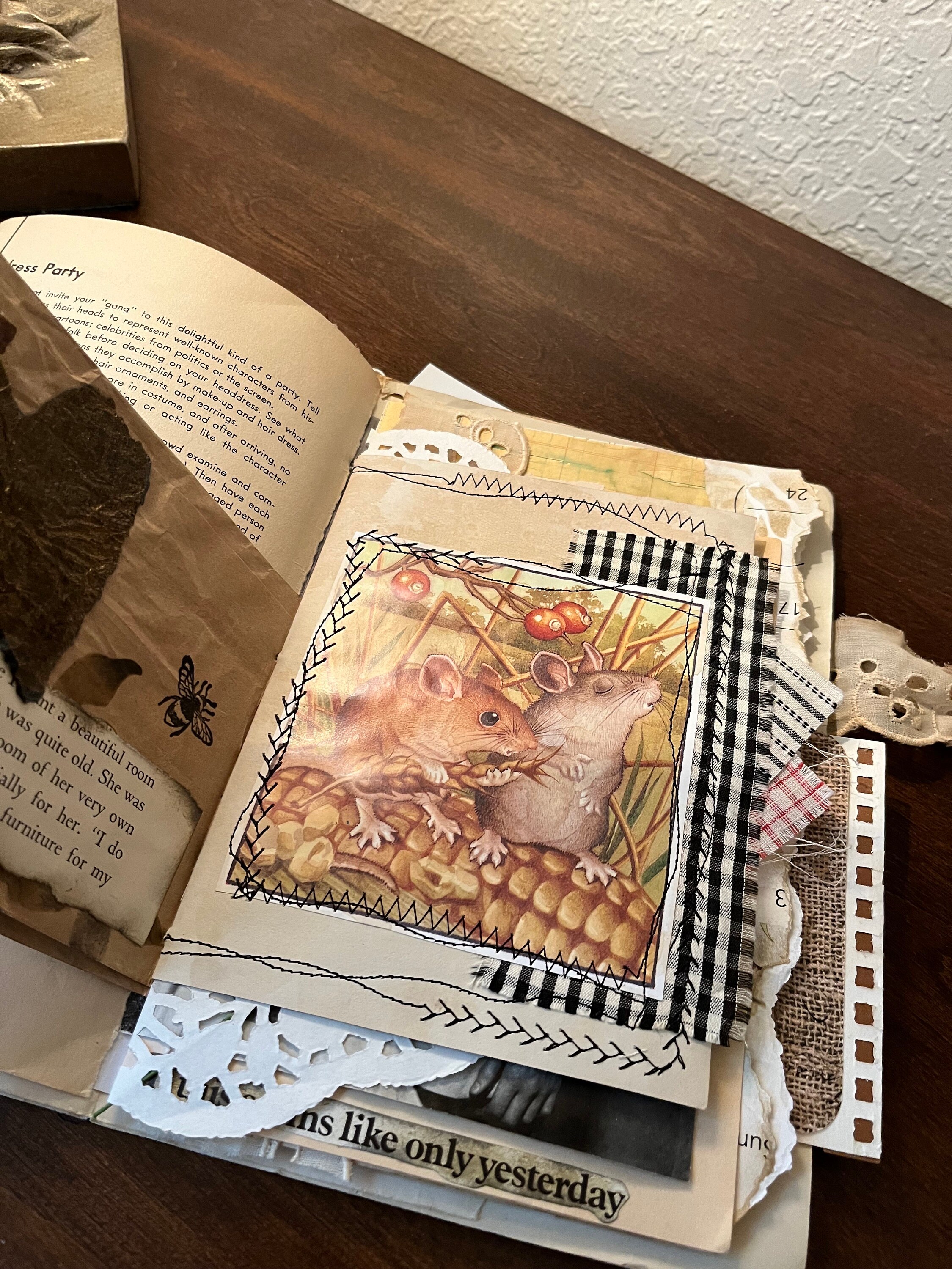 Handmade Junk Journal | Paper Crafts | Vintage Paper | Handbound ...