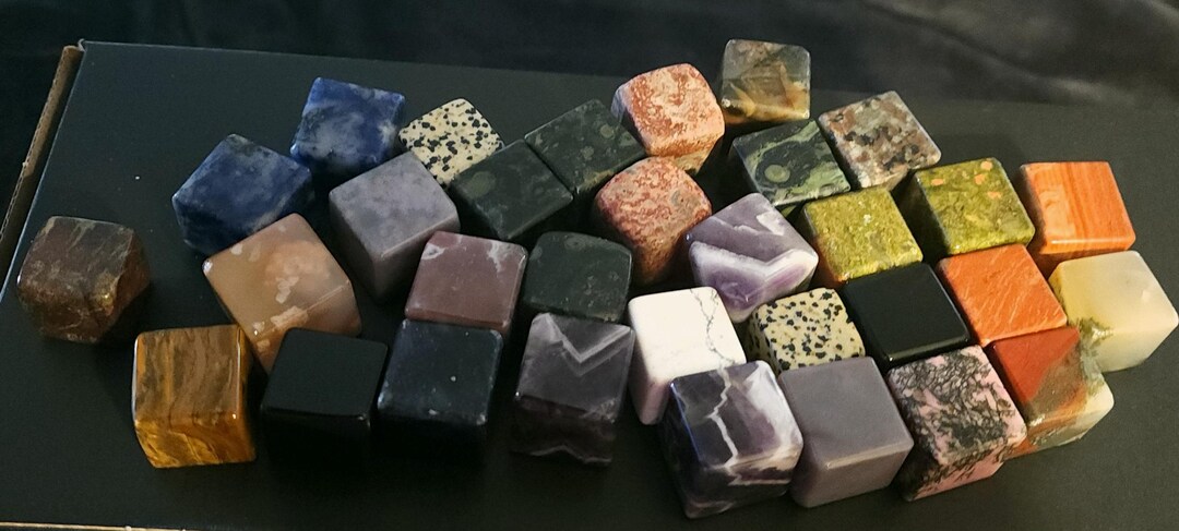 Cute Gemstone Cubes - Etsy
