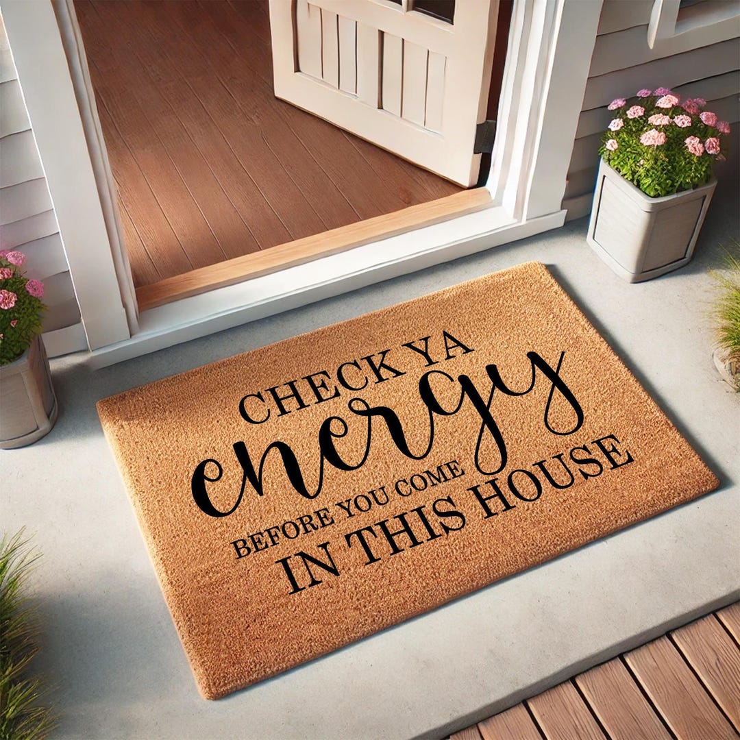 Check Your Energy Doormat