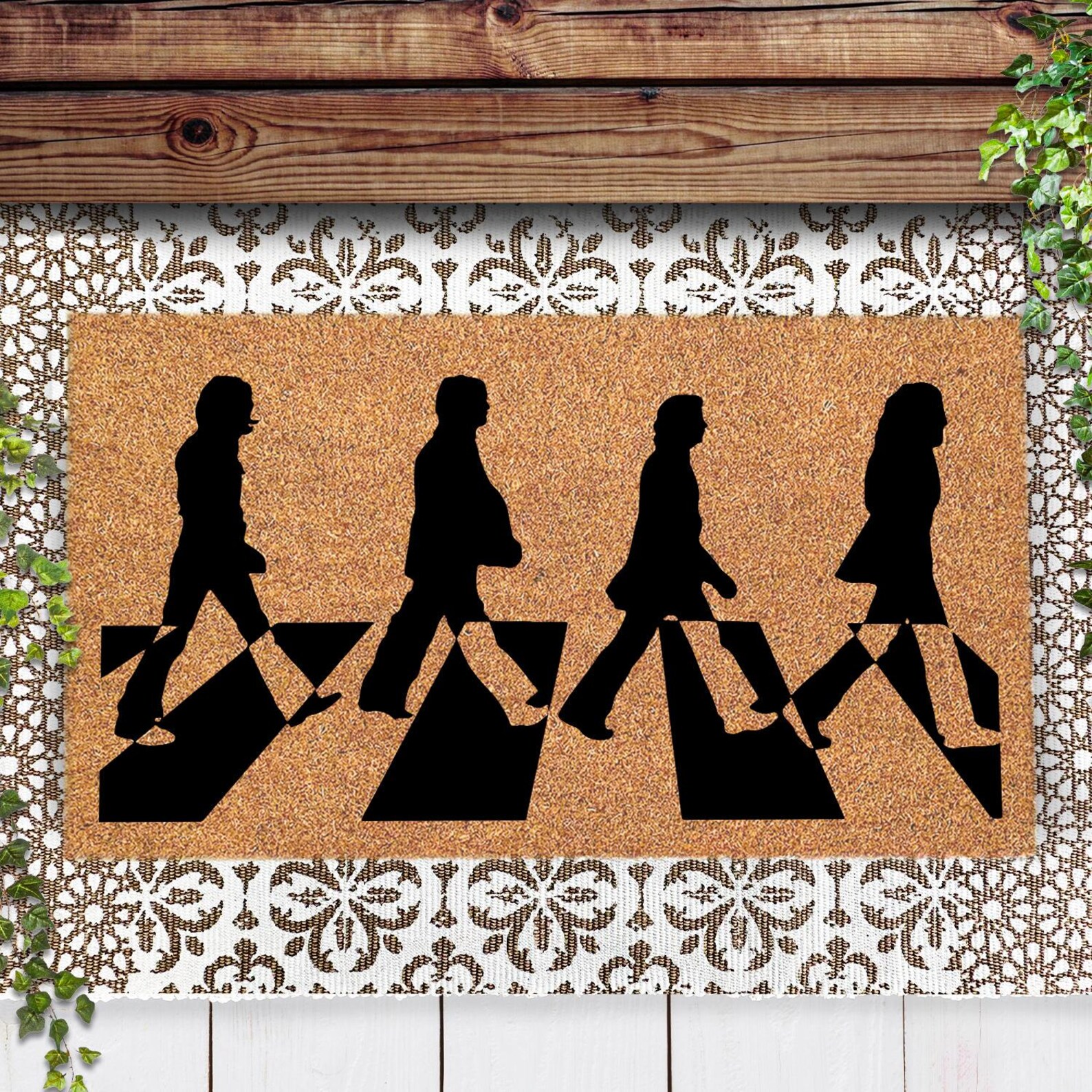 Handcrafted Beatles Inspired Doormat - Bring the Iconic Band's Spirit ...