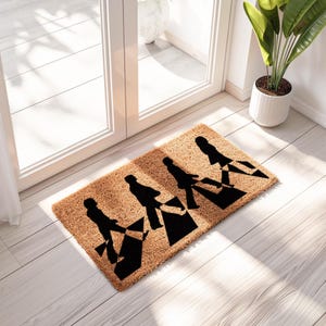 Handcrafted Beatles Inspired Doormat - Bring the Iconic Band's Spirit ...