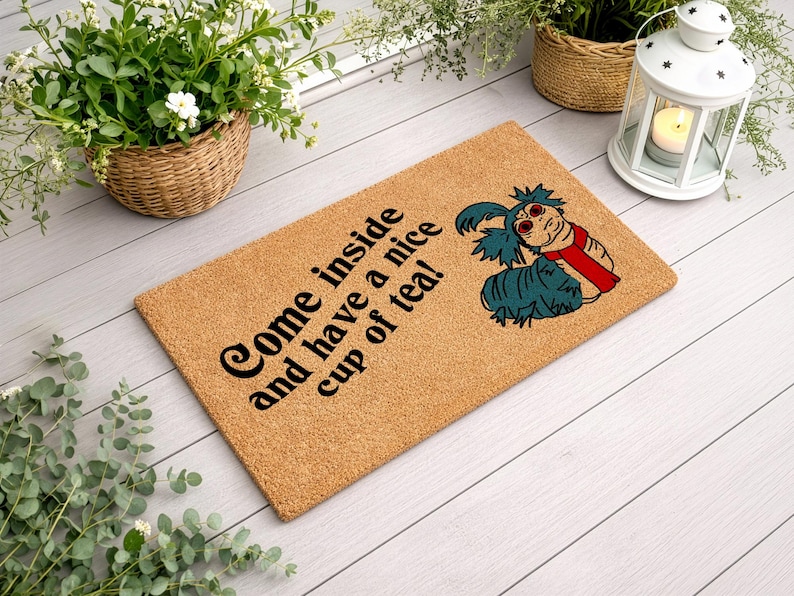 Labyrinth Worm Doormat | Fan Gift Housewarming Rug - Etsy UK