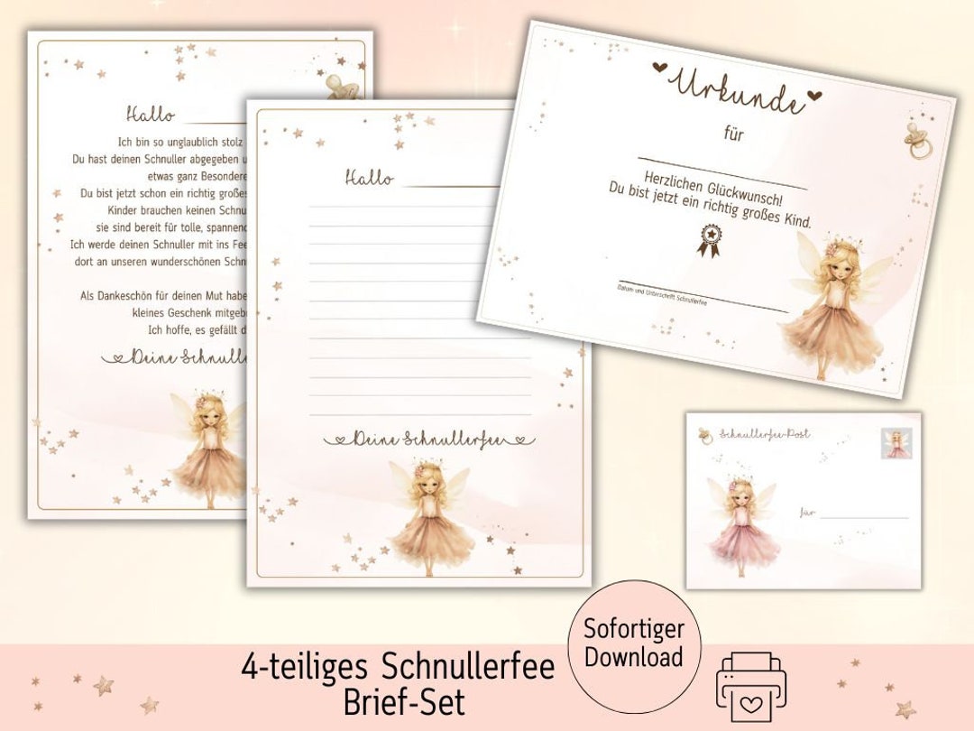 Pacifier Fairy Letter, Pacifier Fairy Gift, Pacifier Weaning, Pacifier ...