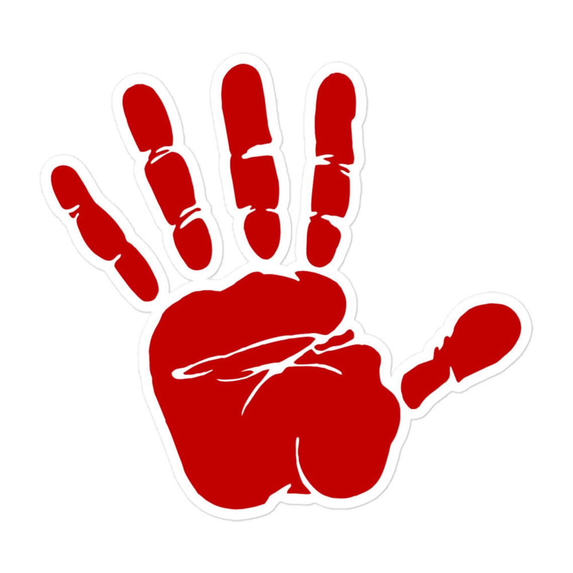 Red Hand Indigenous Strong Native American Women Gift Large Sticker - Etsy