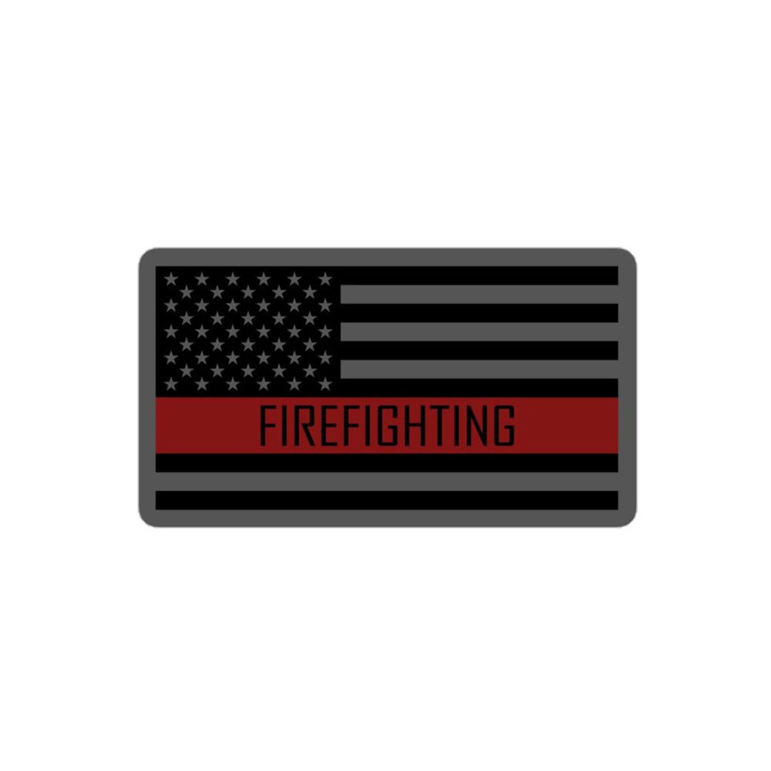 Firefighting Flag Decal Sticker Subdued - Etsy