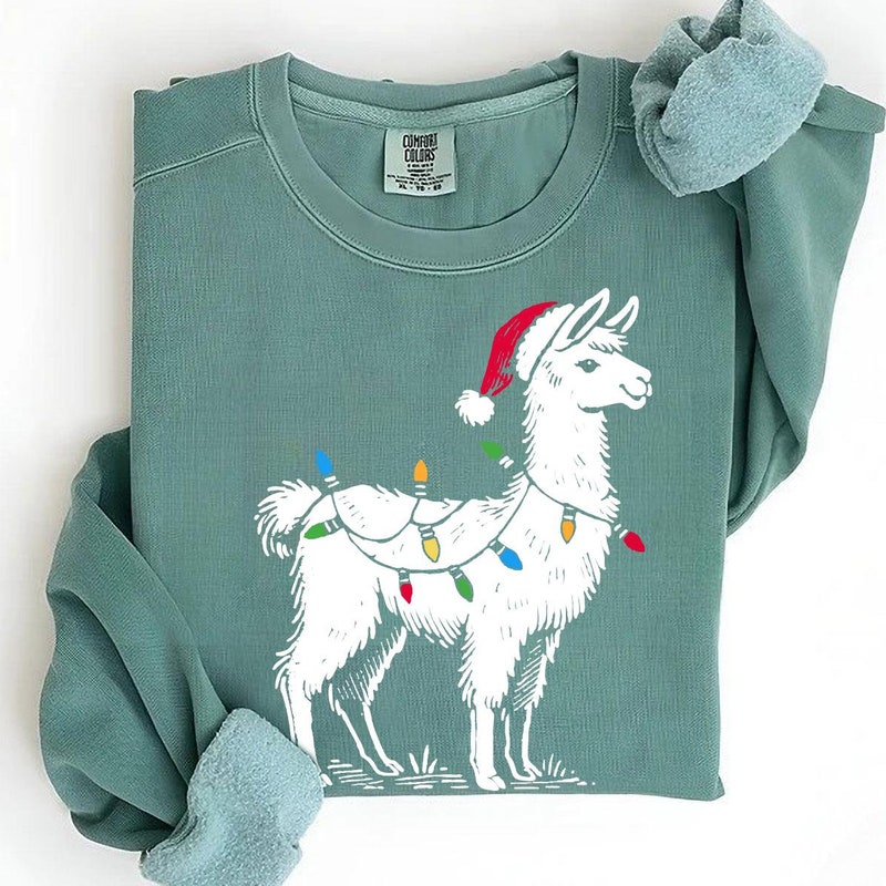 Christmas Llama - Etsy