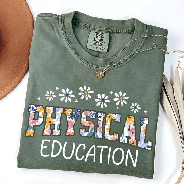 Flower Pe Teacher Shirt - Etsy
