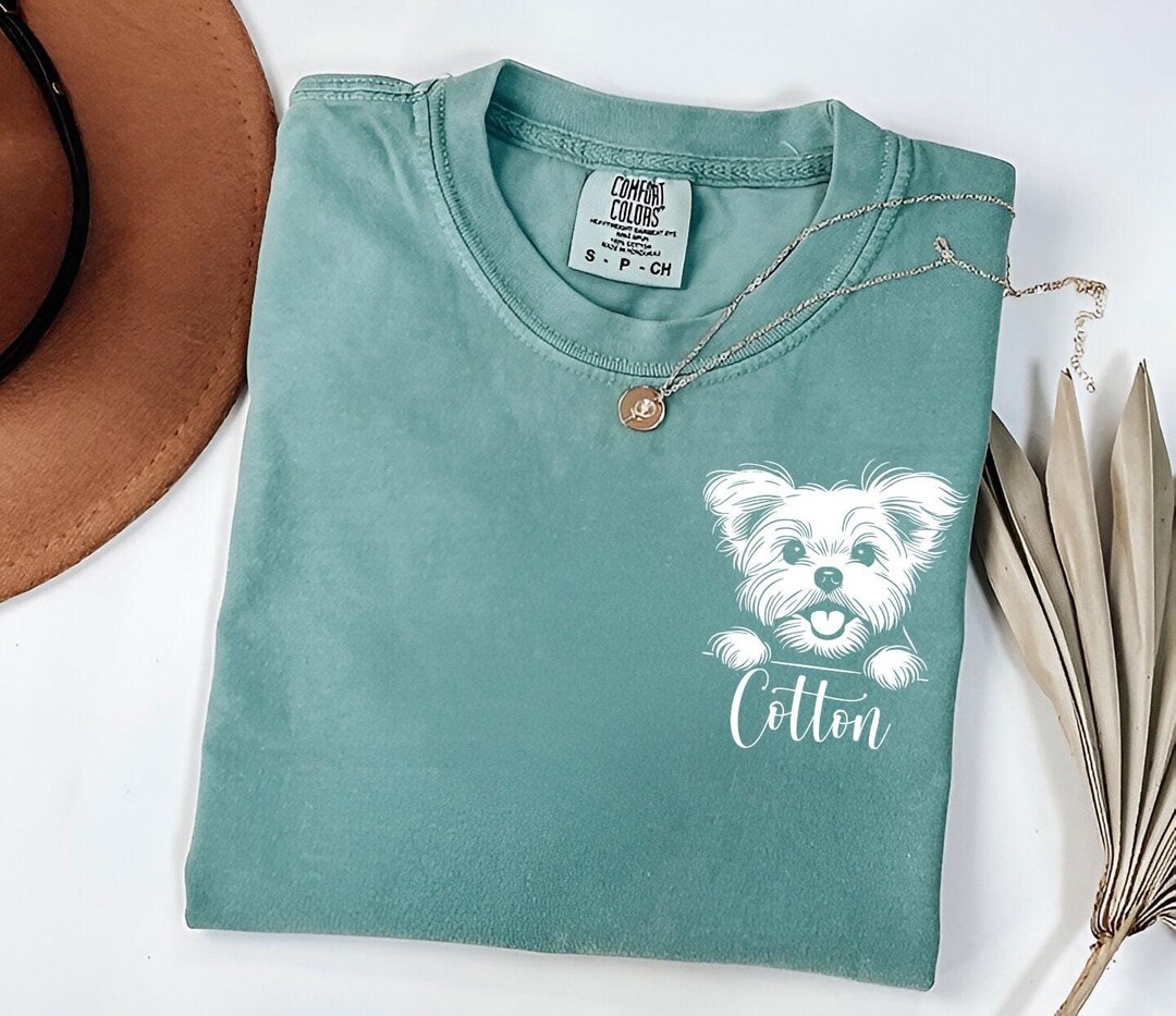 Custom Maltese T-shirt | Personalized Maltese Tee | Maltese Mom Gift ...