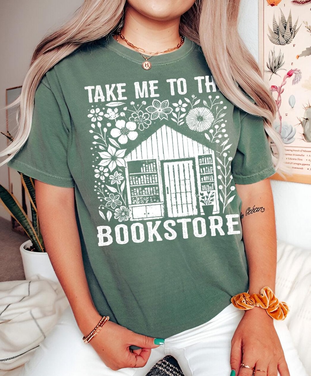 Take Me to the Bookstore T-shirt | Book Lover Tee | Librarian Gift ...
