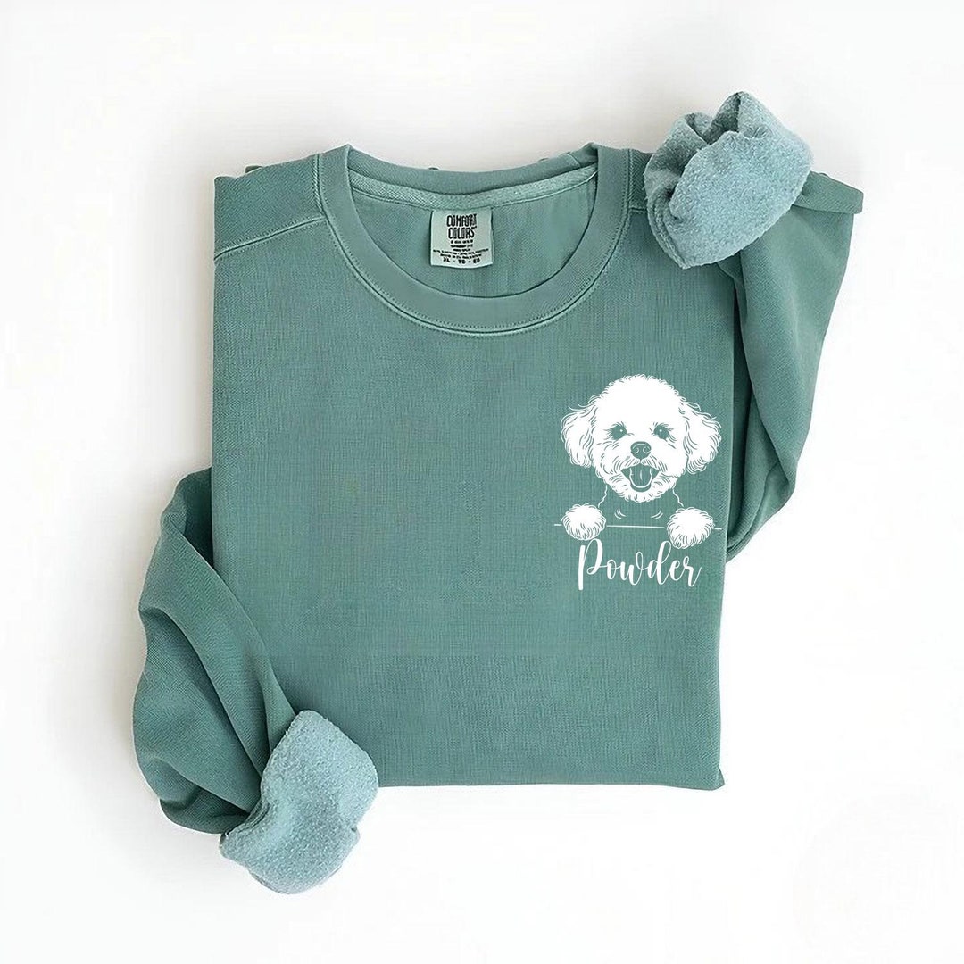 Custom Bichon Frise Sweatshirt | Personalized Bichon Sweater | Bichon ...