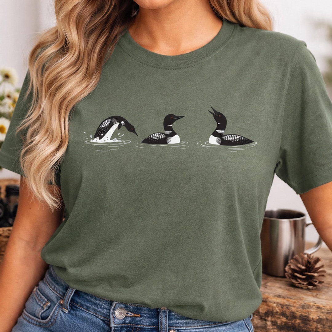 Common Loon Bird Watching Shirt | Lake Life Nature Tee | Gift for ...