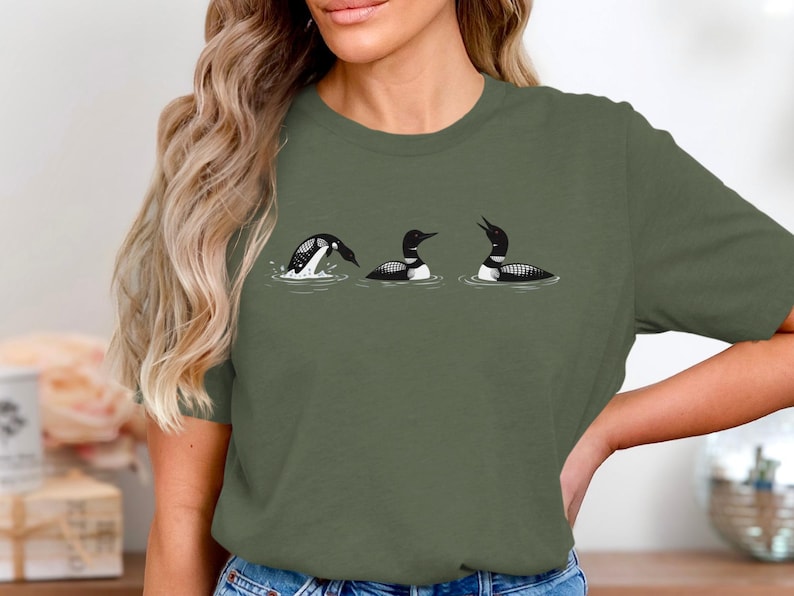 Common Loon Bird Watching Shirt | Lake Life Nature Tee | Gift for ...