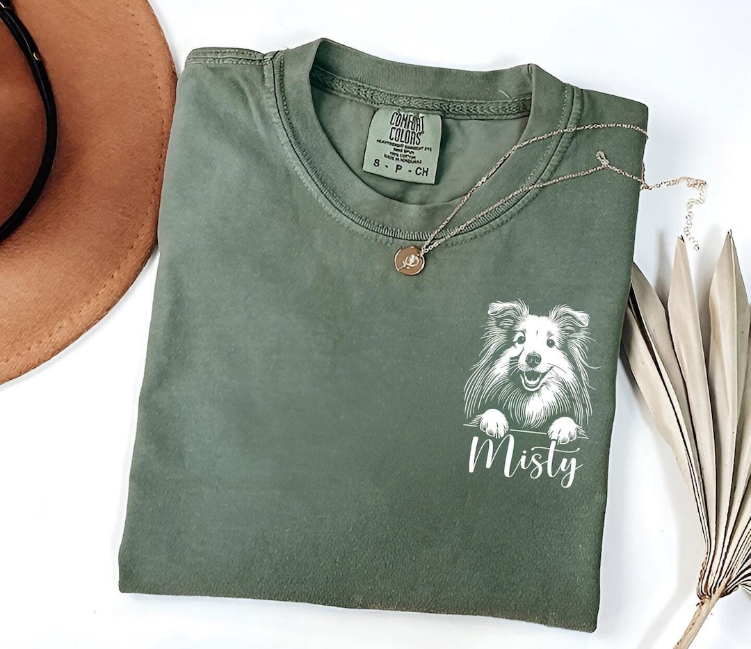 Custom Shetland Sheepdog T-shirt | Personalized Sheltie Tee | Sheltie ...