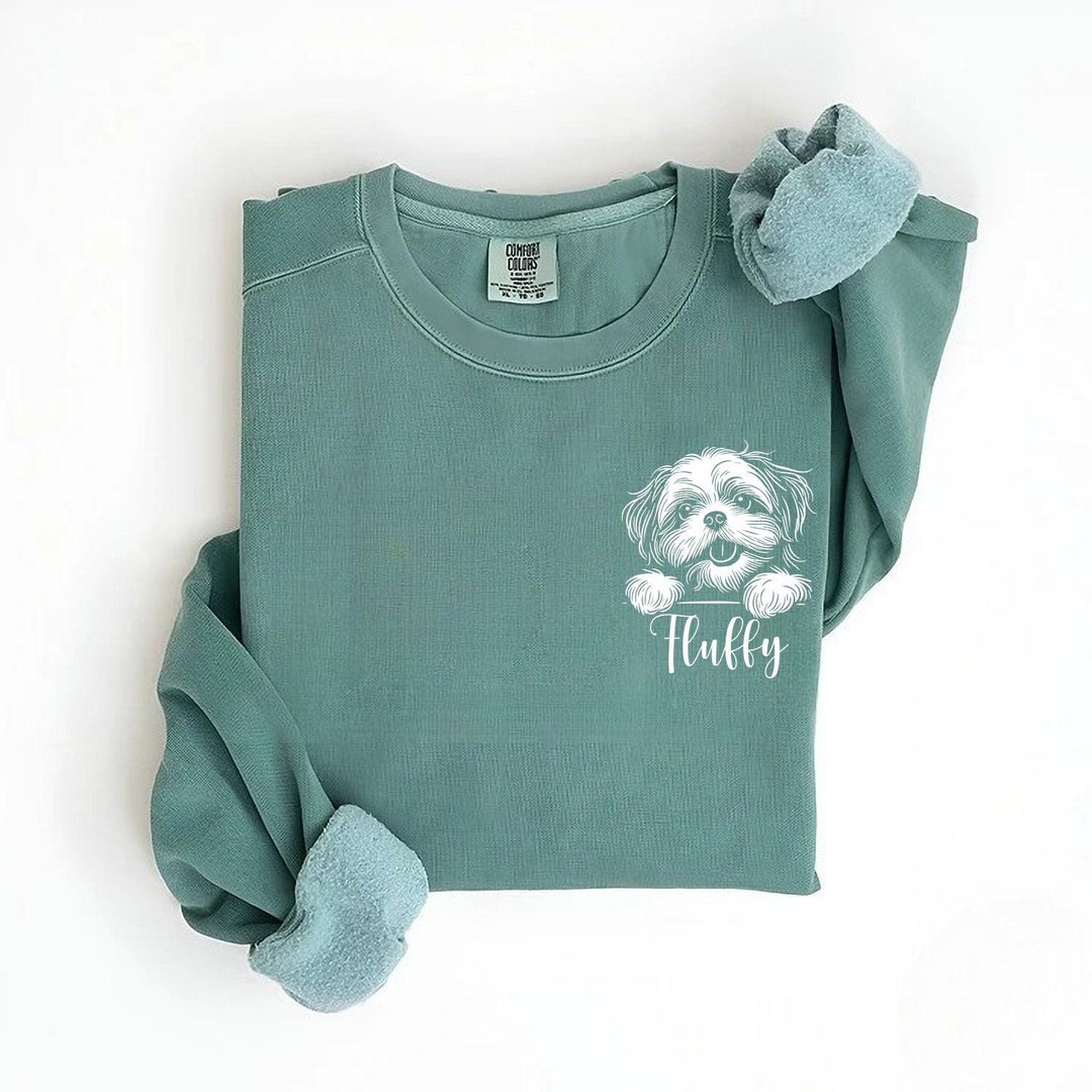 Custom Shih Tzu Sweatshirt | Personalized Shih Tzu Sweater | Shih Tzu ...