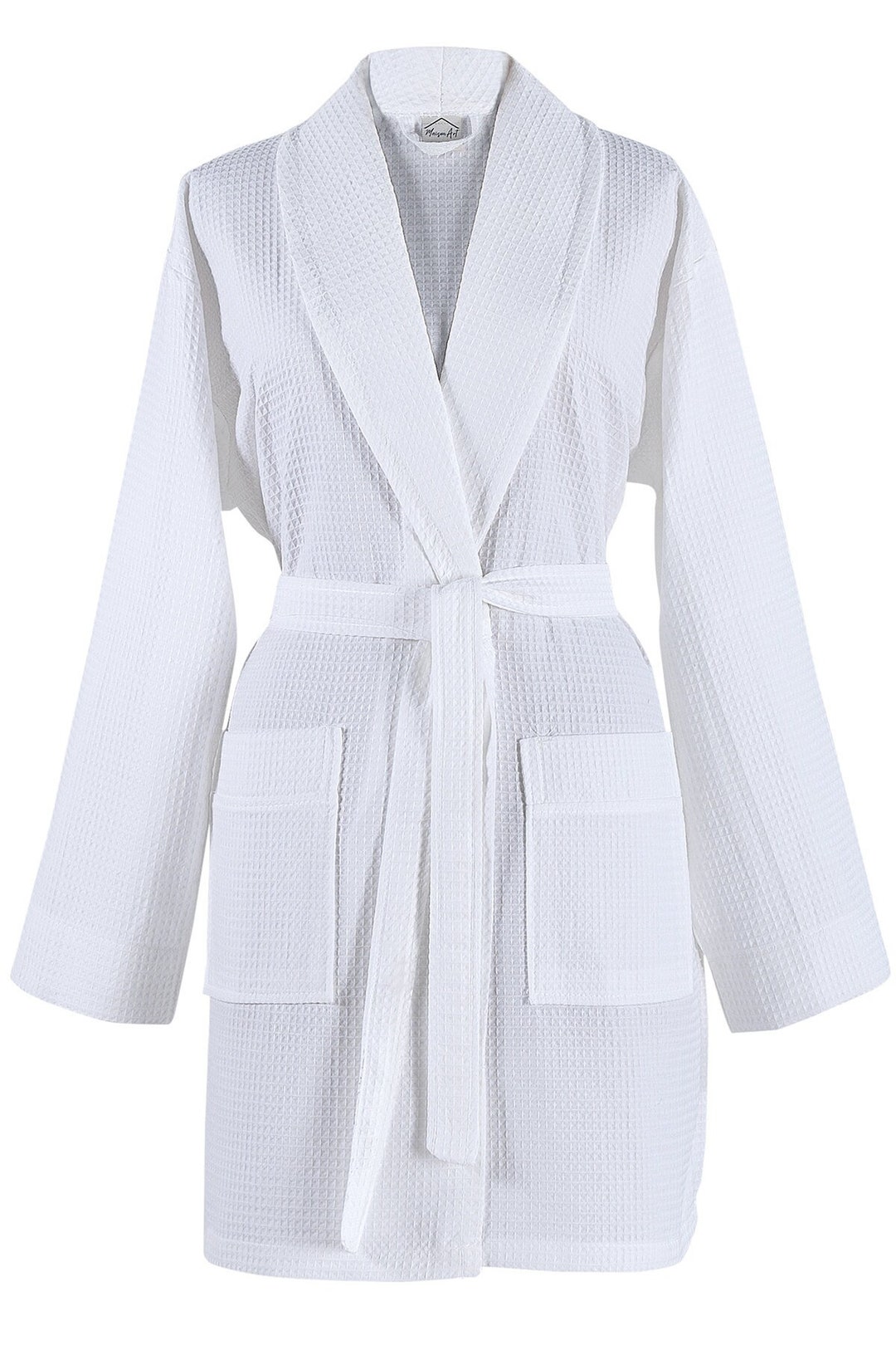 Turkish Cotton Waffle Bathrobe, Spa Party Robe, Wedding Robe, Beach ...