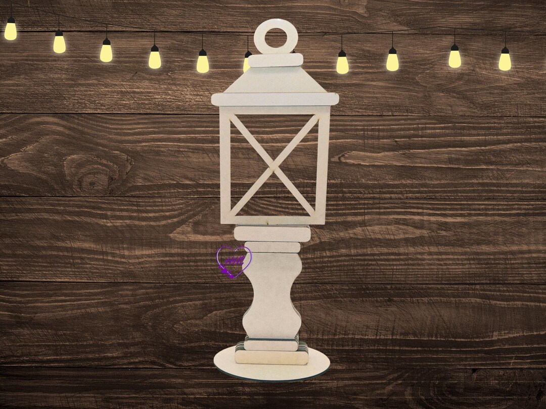 Farmhouse Rustic Lantern Spindle Base Insert - Etsy