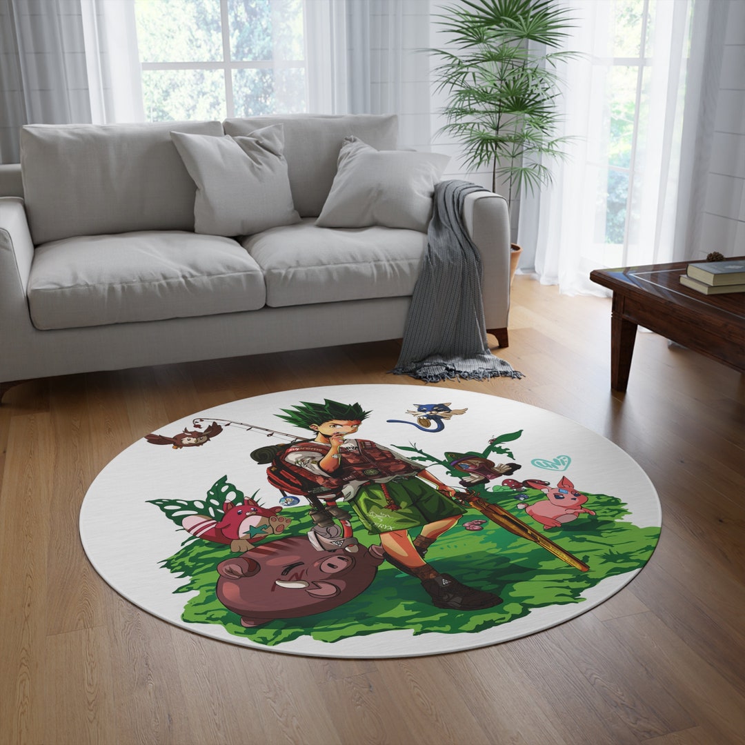 Gon Hunter X Hunter Anime Hunting Round Rug - Etsy