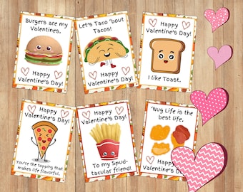 Cheeky Pun-tastic Printable Valentines - 2.75 X 3.75 - Ideal for ...