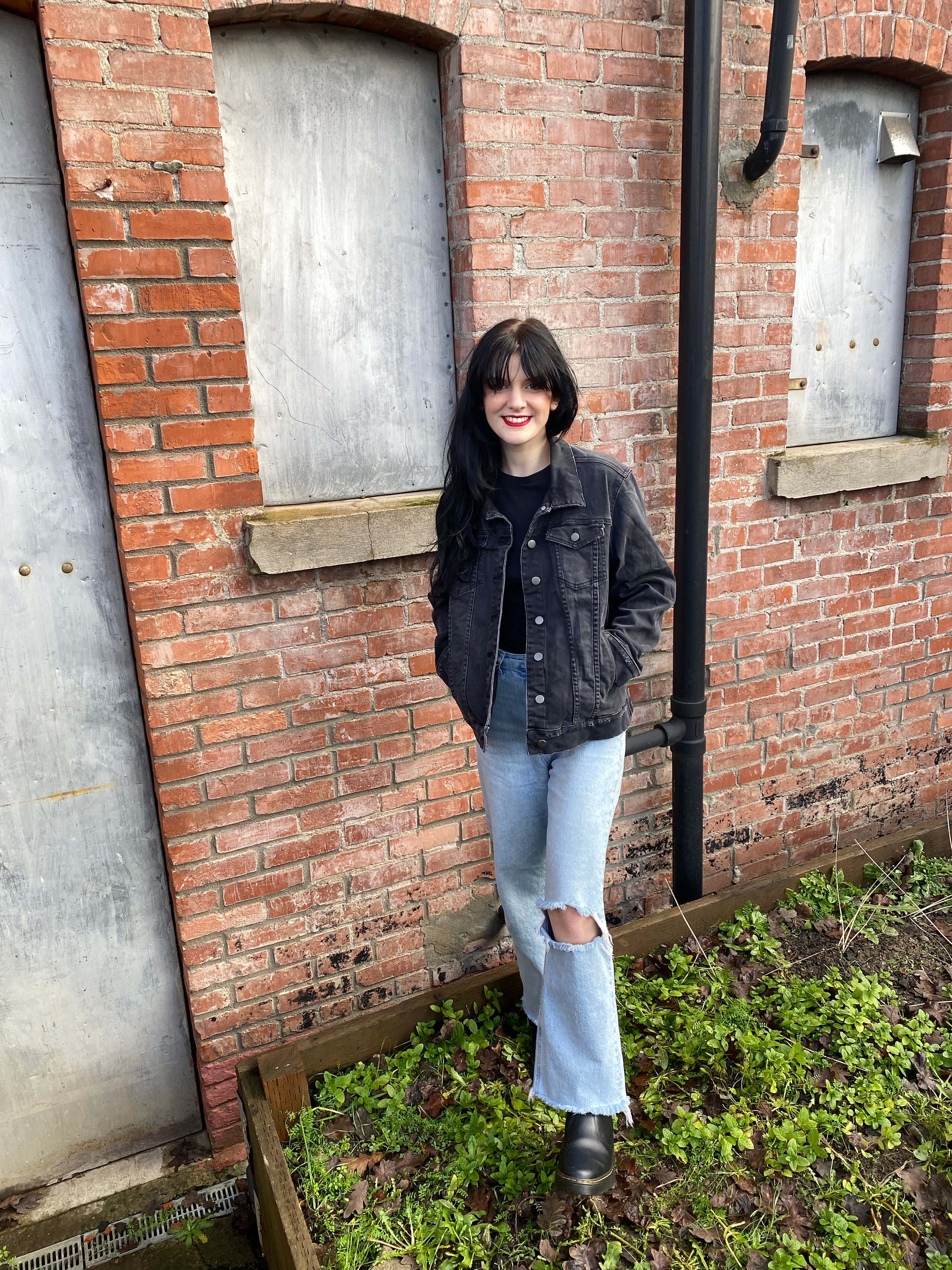 Women's Western Denim Jacket With Pendleton Wool Inlay - Etsy