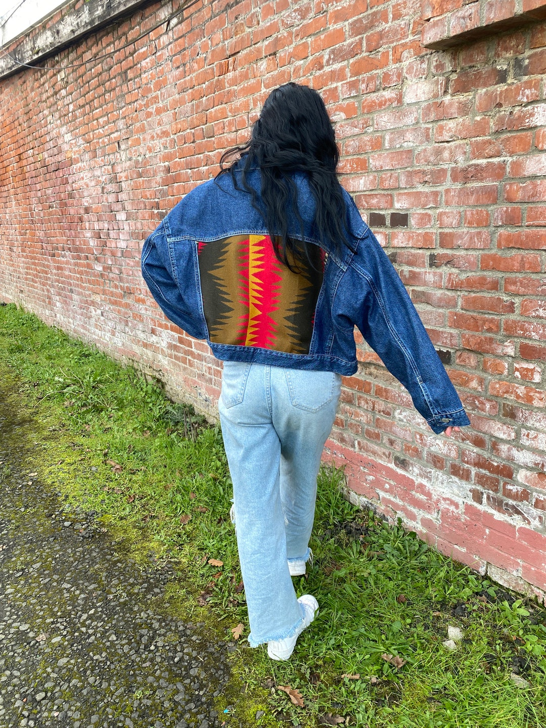 NWT- Women's Cropped Western Levi's Jacket With Pendleton Wool Inlay - Etsy