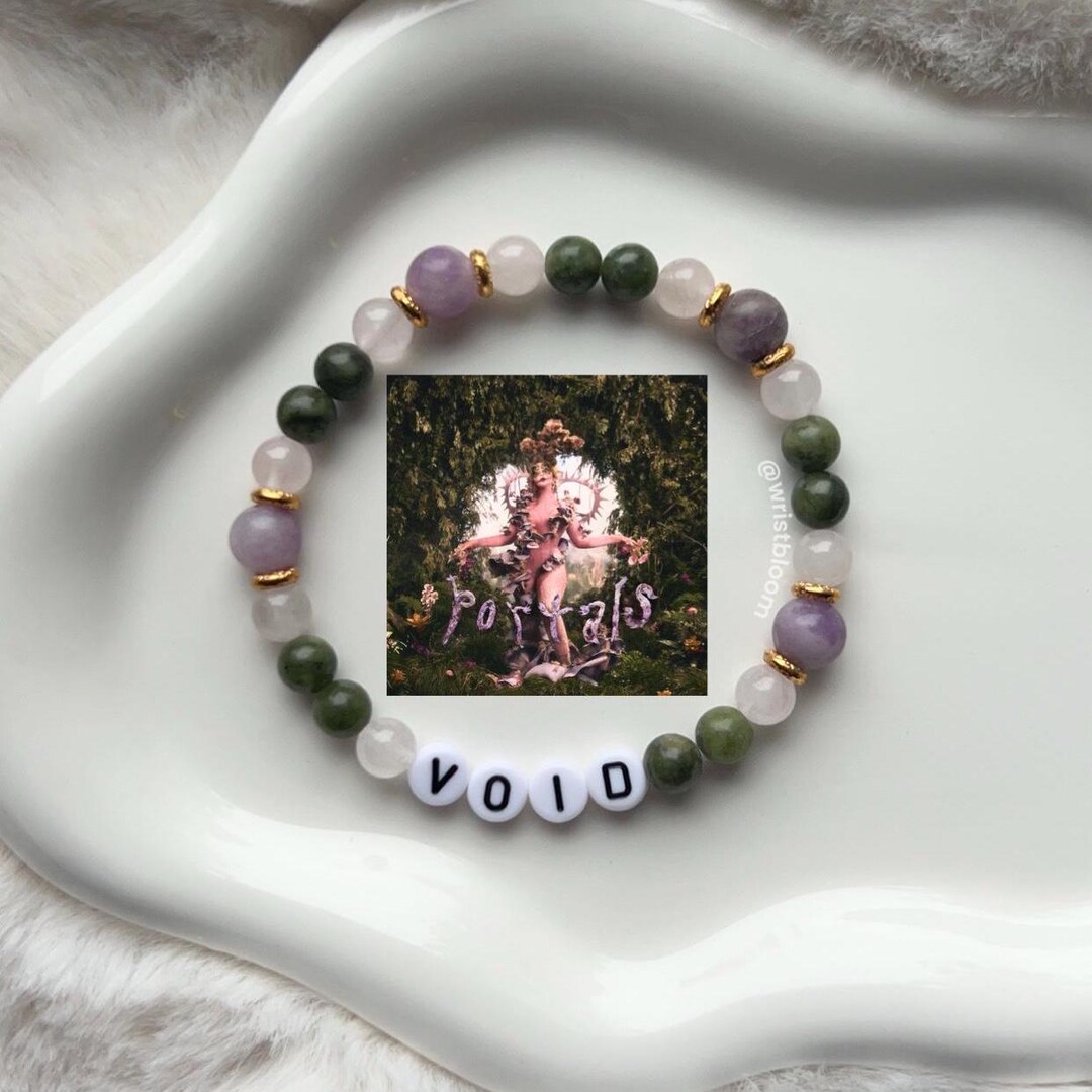 Melanie Martinez Void Beaded Bracelet Music Bracelet Custom Length Bracelet Singer Bracelet ...