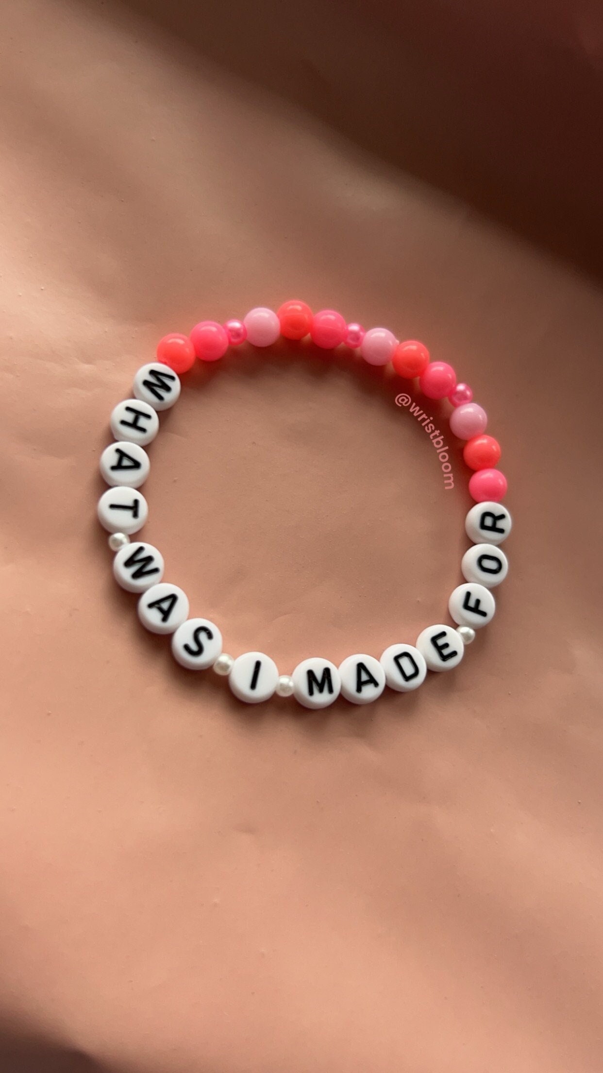 Billie Eilish What Was I Made for Custom Length Bracelet Singer ...