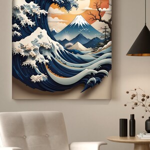 The Great Wave off Kanagawa Canvas Print - the Great Wave off Kanagawa ...