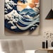The Great Wave off Kanagawa Canvas Print Wall Art, Large Hokusai ...