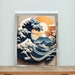 The Great Wave off Kanagawa Canvas Print Wall Art, Large Hokusai ...