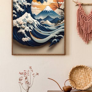 The Great Wave off Kanagawa Canvas Print - the Great Wave off Kanagawa ...