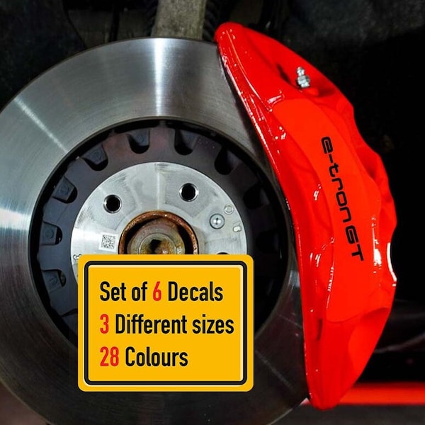 Audi Brake Caliper Stickers - Etsy