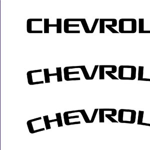 8 X Chevrolet (different Style) Brake Caliper Vinyl Decals Sticker ...