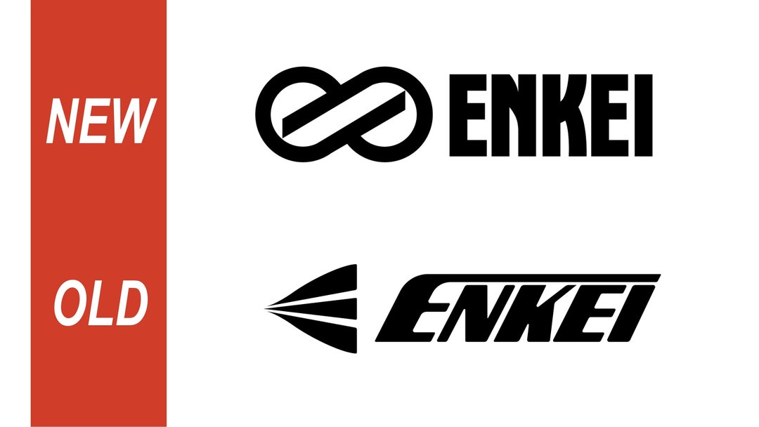 2 X ENKEI Wheels (different Style) Car Rim Decals Vinyl Stickers - Etsy