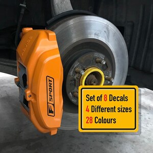 8 X Lexus F Sport different Style Brake Caliper Vinyl Decals Stickers ...