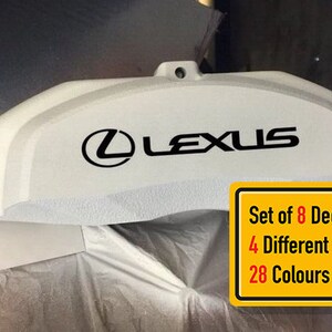 8 X Lexus F Sport different Style Brake Caliper Vinyl Decals Stickers LETTERING and LOGO ONLY - Etsy